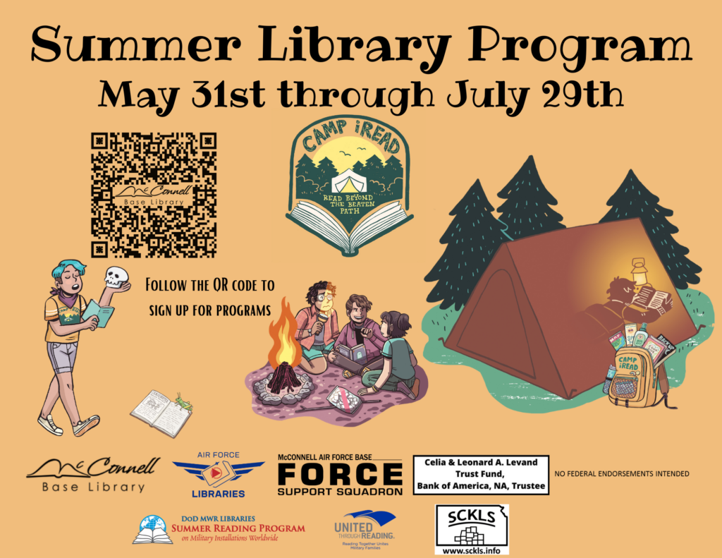 SUMMER LIBRARY PROGRAM BEGINS! BEGIN LOGGING MINUTES! - McConnell AFB ...