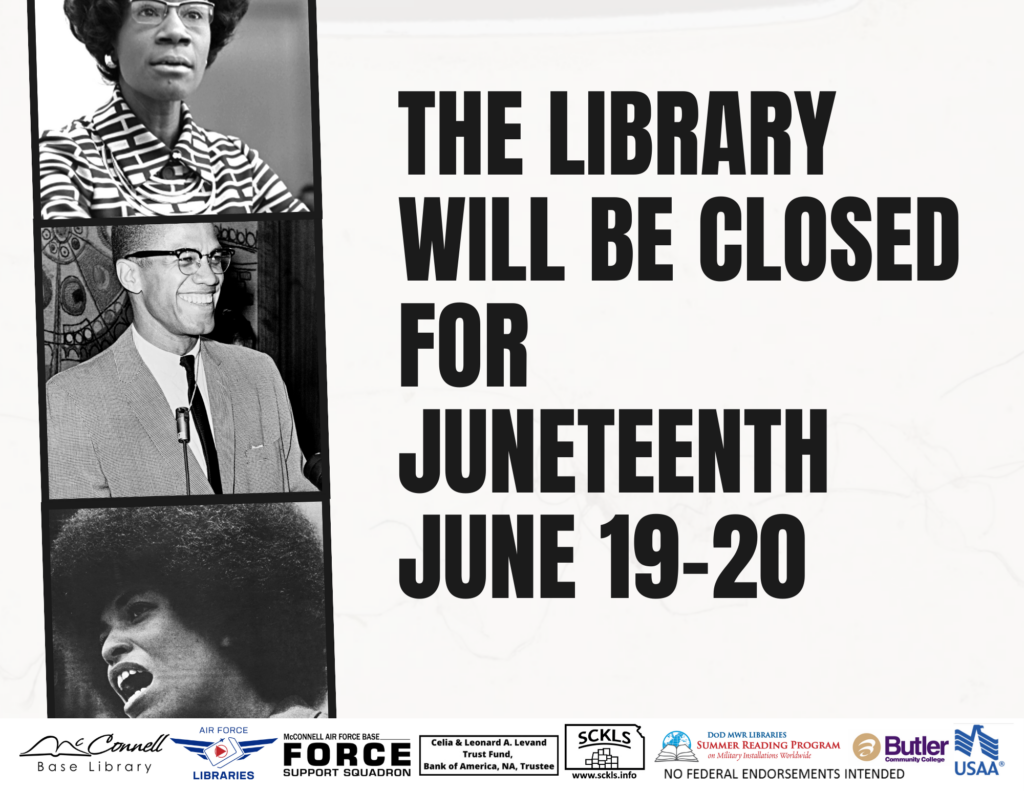 Juneteenth Door Sign - McConnell AFB Library