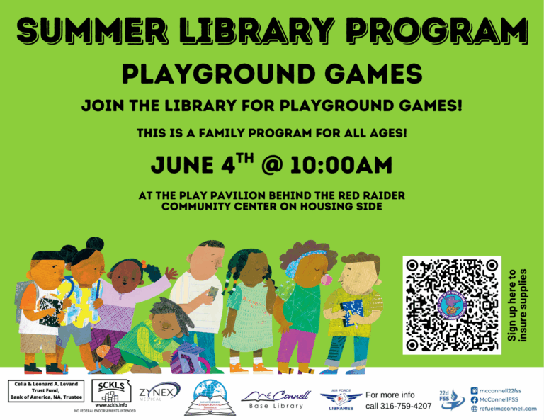 SUMMER LIBRARY PROGRAM- Playground Games - McConnell AFB Library